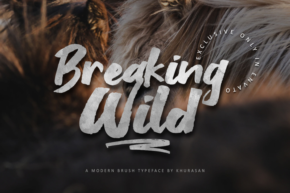 Breaking Wild Font - Free Download