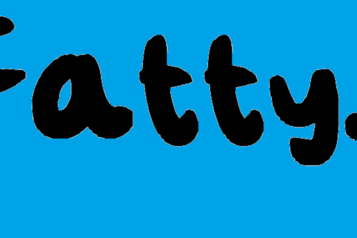 Fatty Font | SprayOnDog | FontSpace