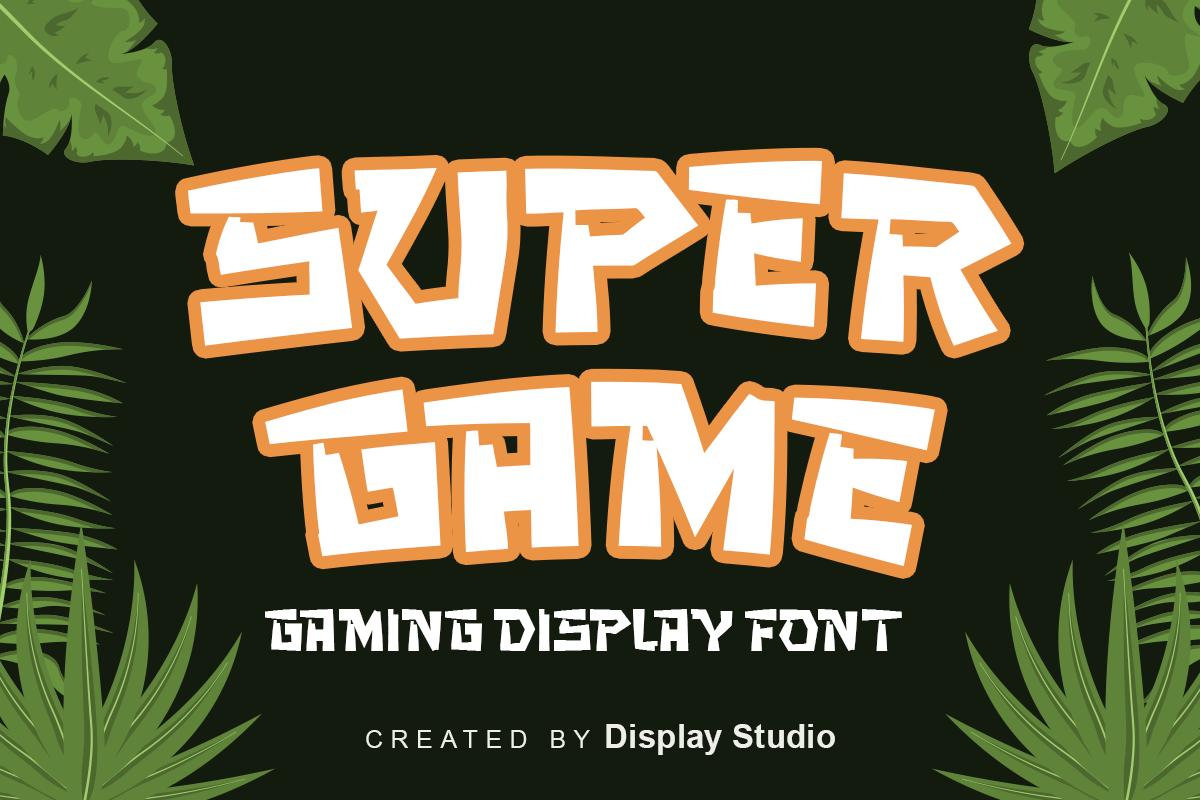 SUPER GAME Font - Free Download
