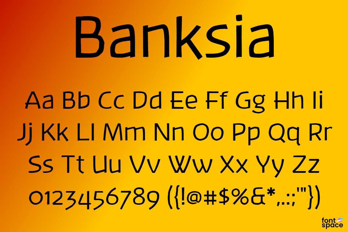 Banksia Font - Free Download