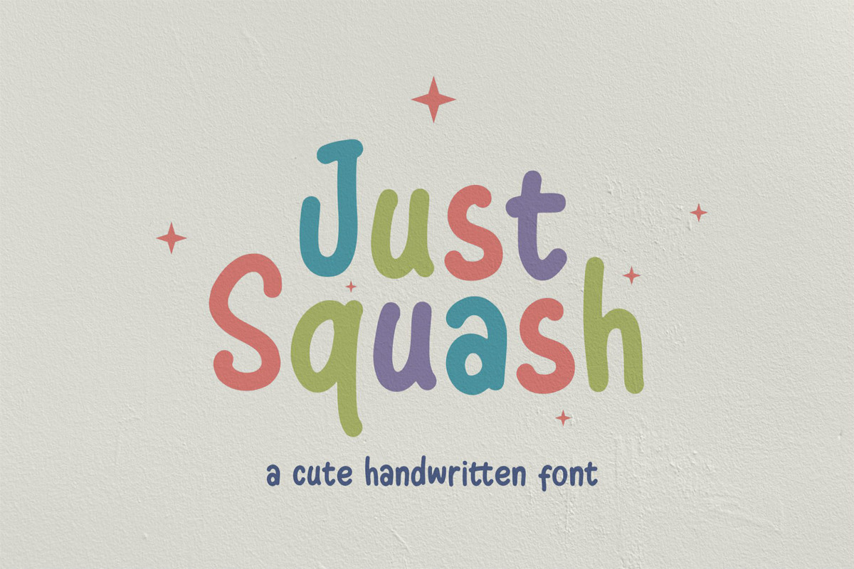 Just Squash Font | Hanzel Studio | FontSpace
