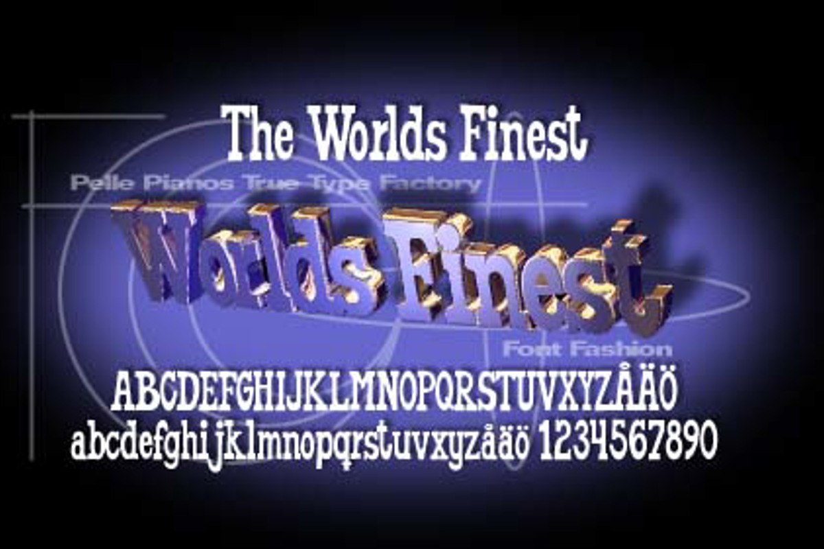 Worlds Finest Font - Free Download