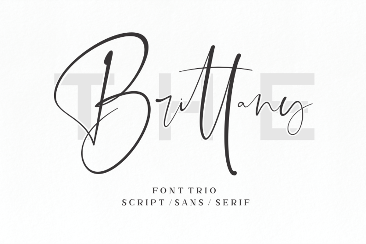 The Brittany Script Font - Free Download