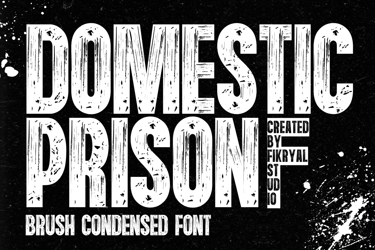 Domestic Prison Font | fikryalstudio | FontSpace