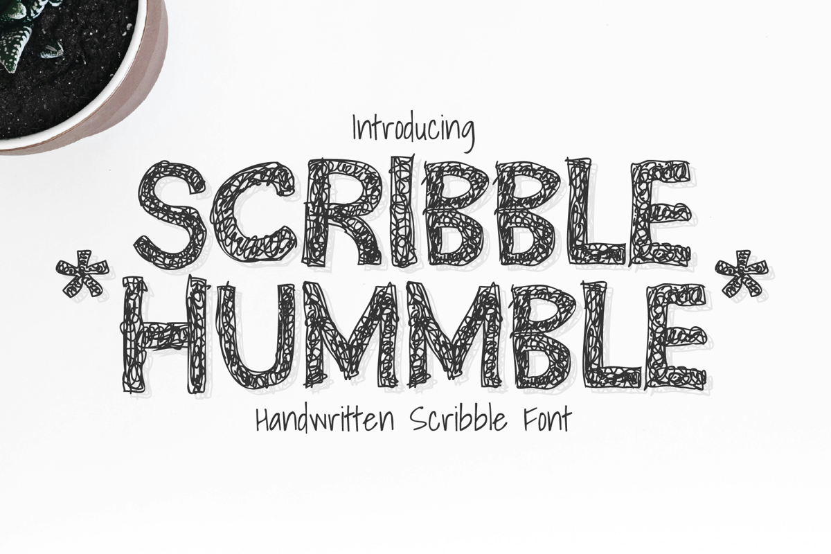 SCRIBBLE HUMMBLE Font | erifqizefont | FontSpace