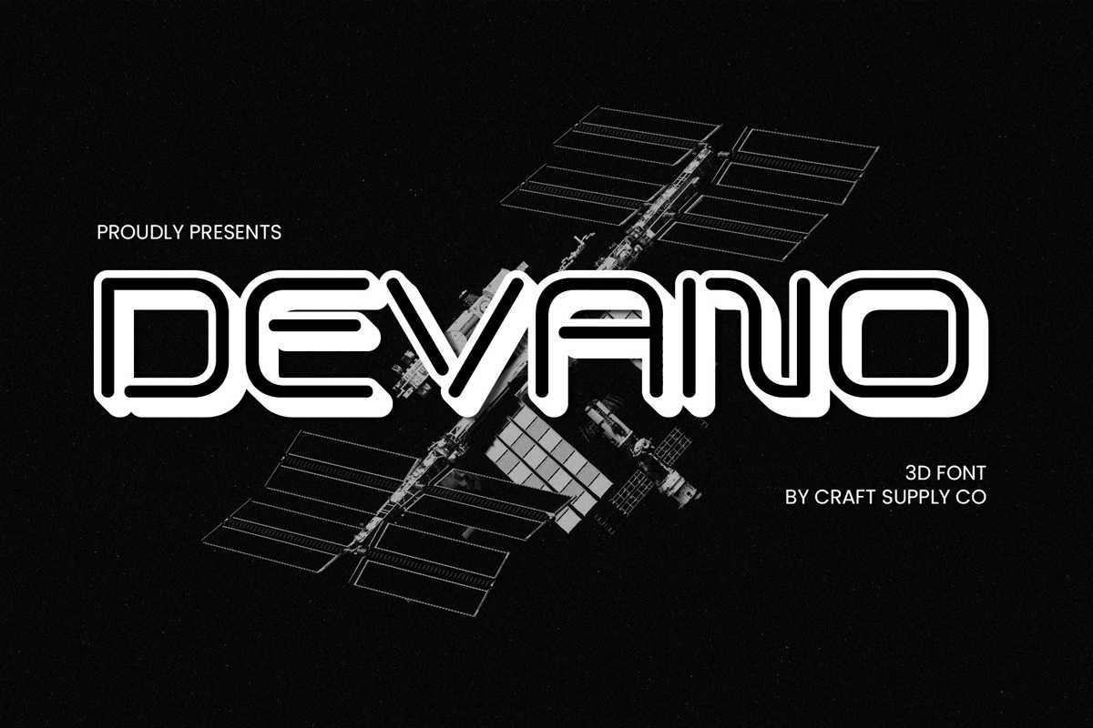 Devano 3D Font - Free Download