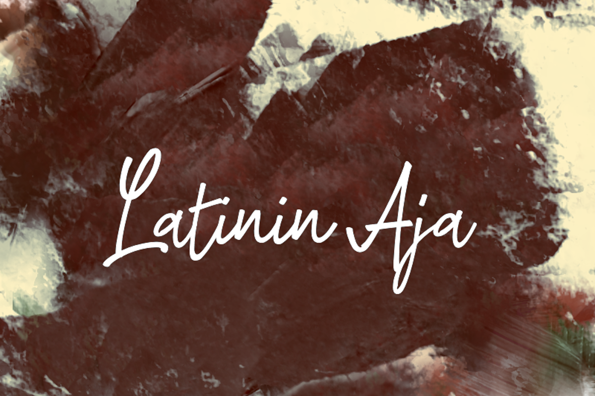 L Latinin Aja Font - Free Download