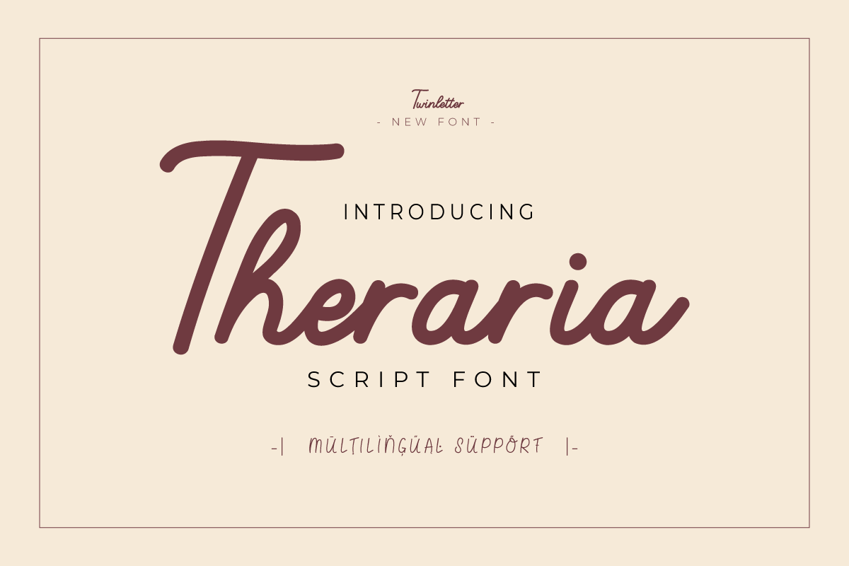 Theraria Trial Font | twinletter | FontSpace