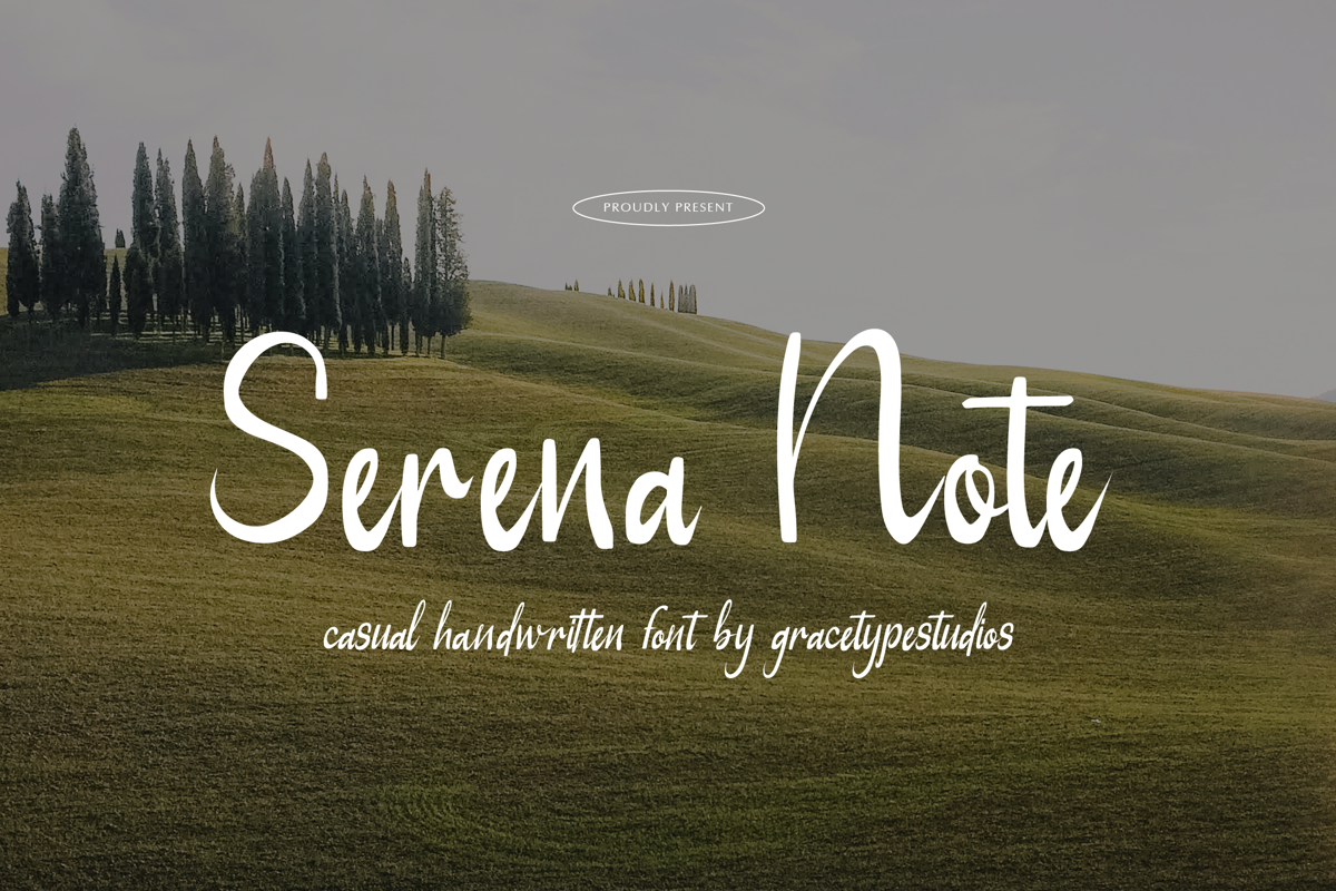 Serena Note Font | Gracetype Studio | FontSpace