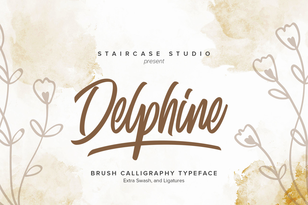 Delphine Font | Staircase Studio | FontSpace