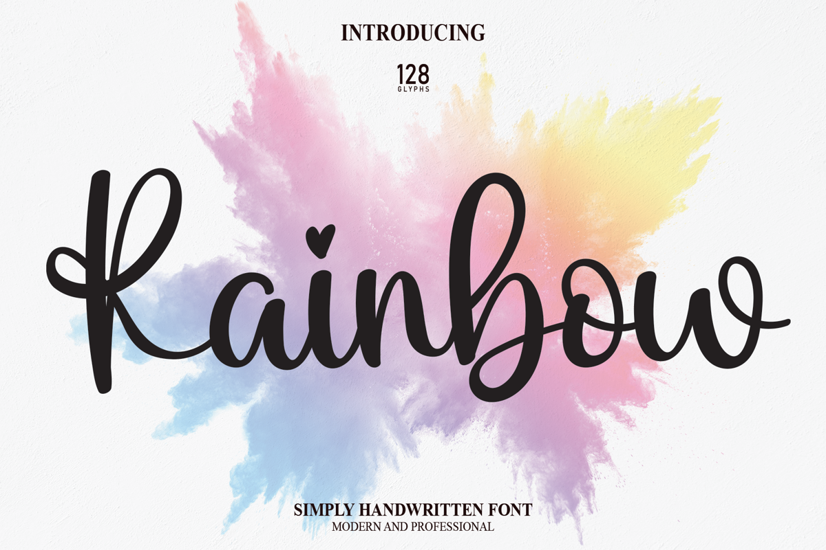Rainbow Font | scratchones_creative | FontSpace