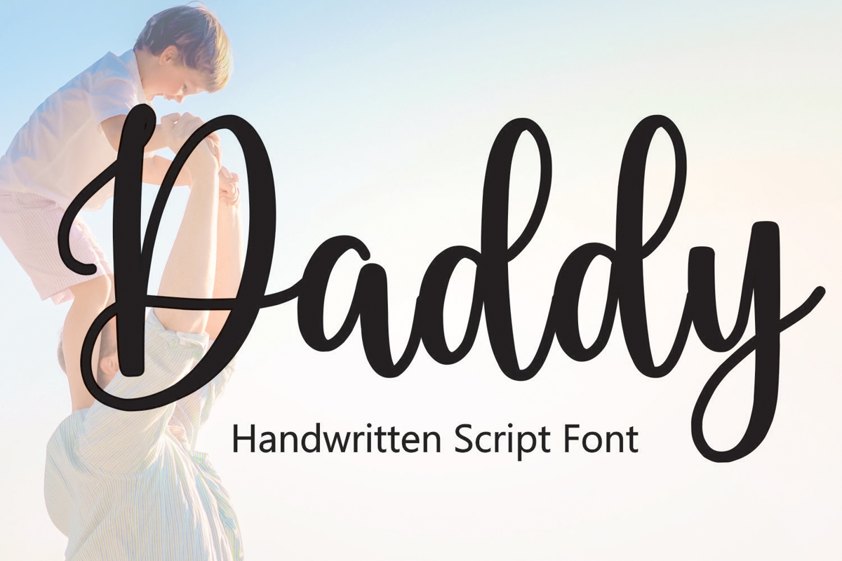 Daddy Font | Mozarella | FontSpace