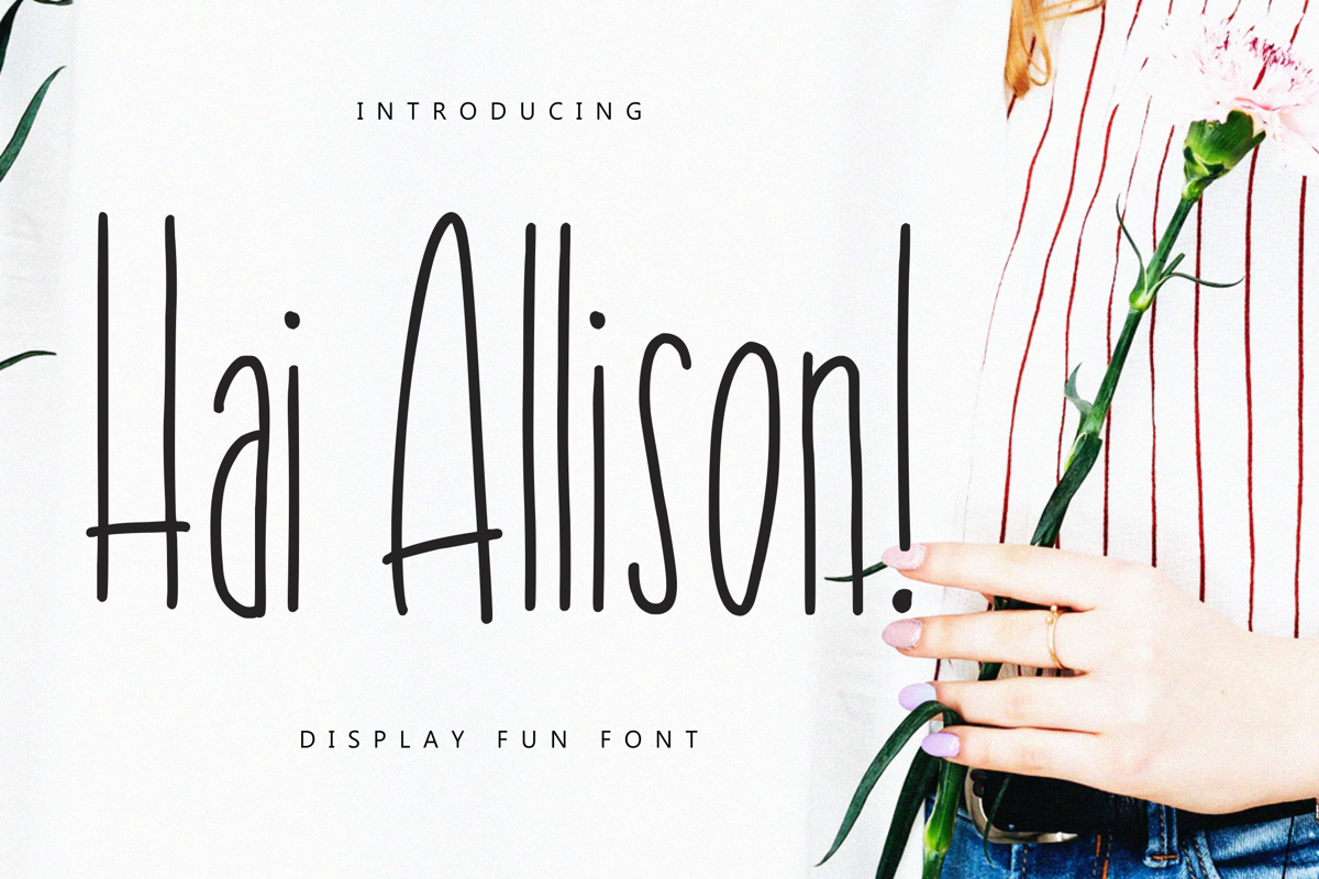 Hai Allison Font | Creatype Studio | FontSpace