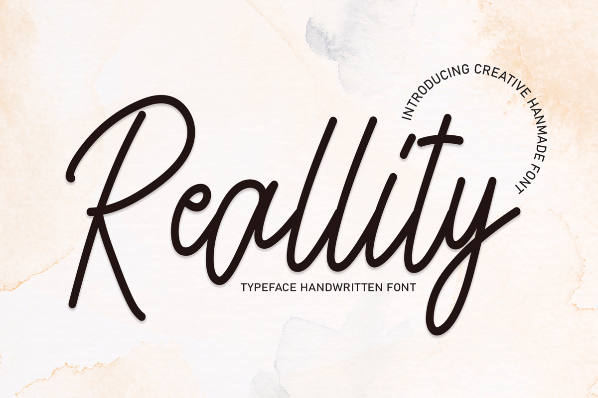 Reallity Font | scratchones_creative | FontSpace