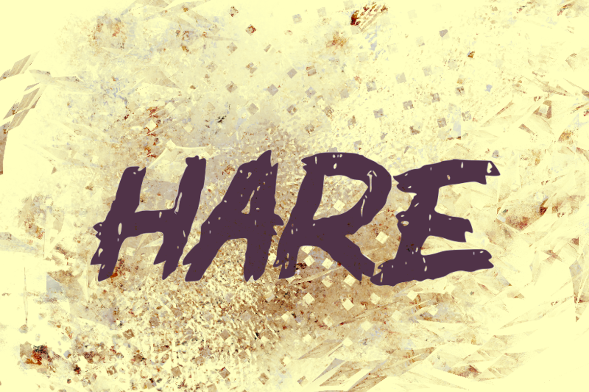 H Hare Font - Free Download