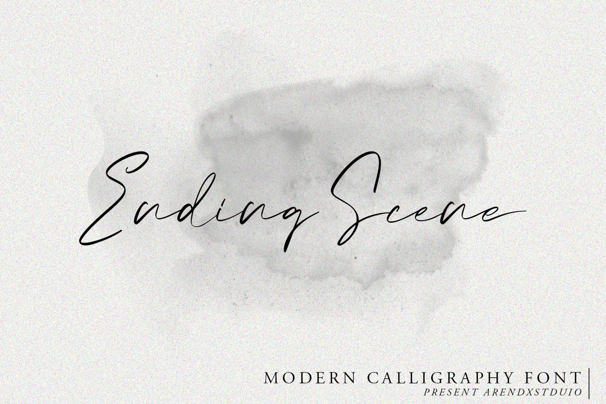 Ending Scene Font | Arendxstudio | FontSpace