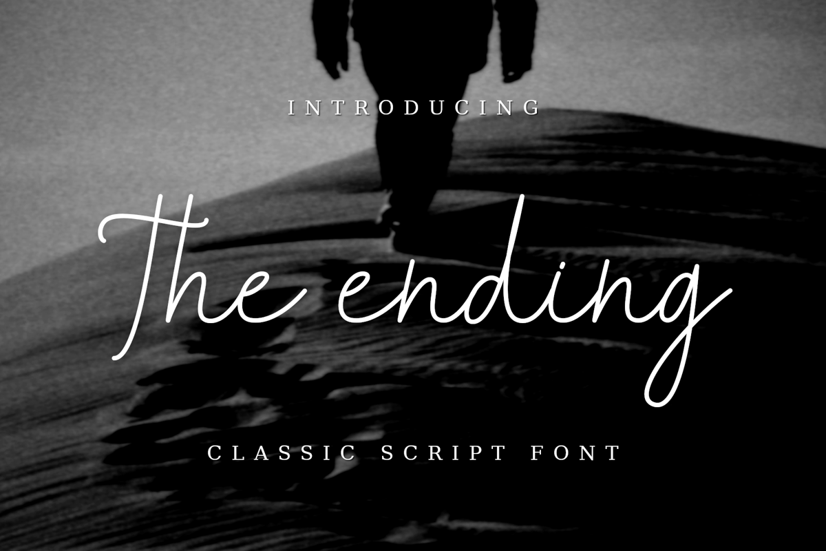 The ending Font | AV Type | FontSpace