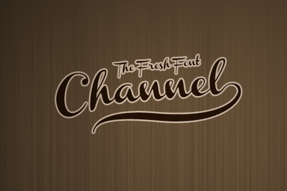 Channel Font - Free Download