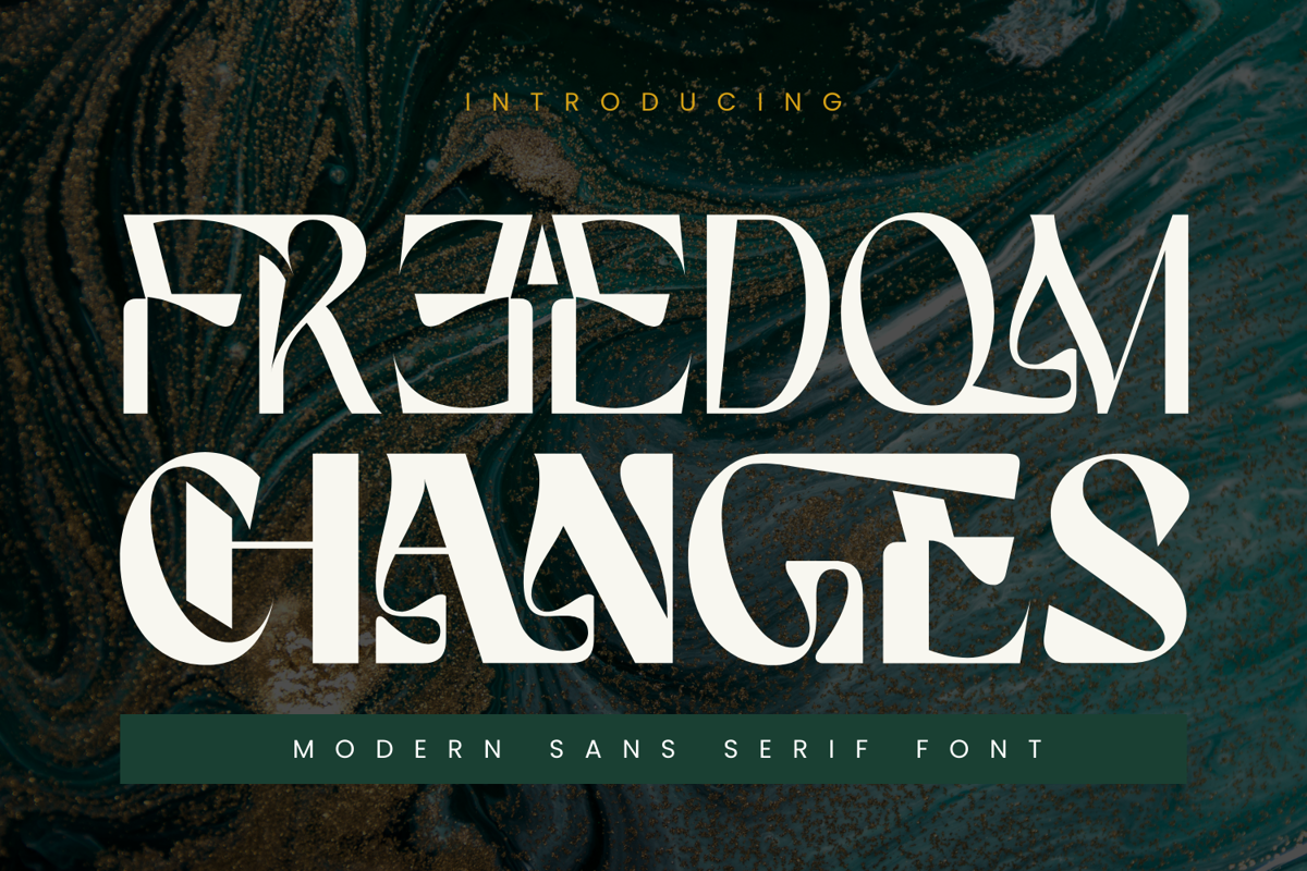 Freedom Changes Font | 177Studio | FontSpace
