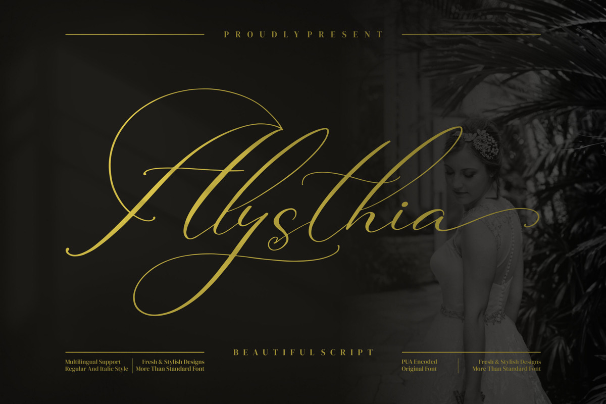 Alysthia Font | Integritype Studio | FontSpace