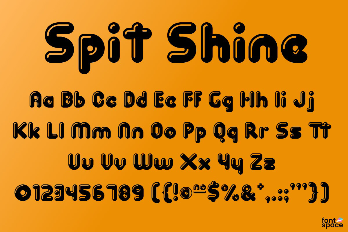 Spit Shine Font - Free Download