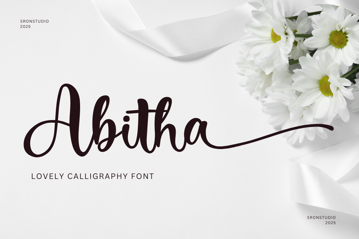 Abitha Font | Sronstudio | FontSpace