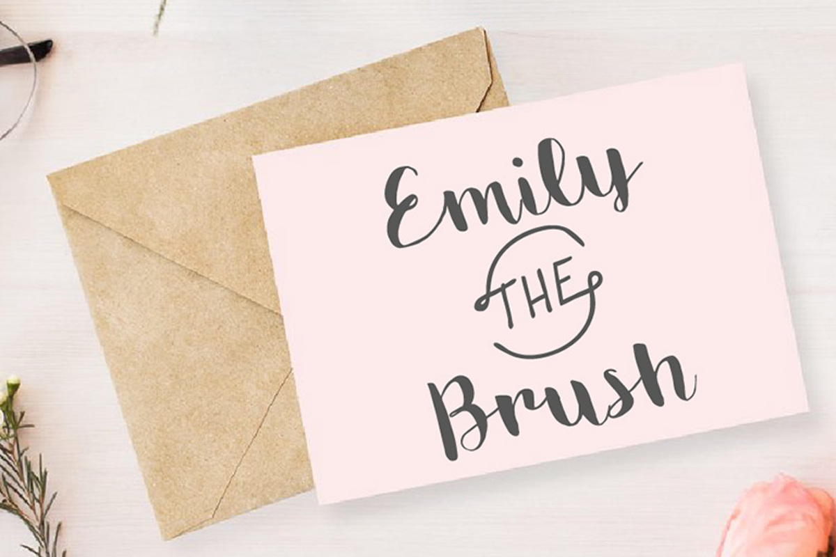 Emily The Brush Demo Font - Free Download