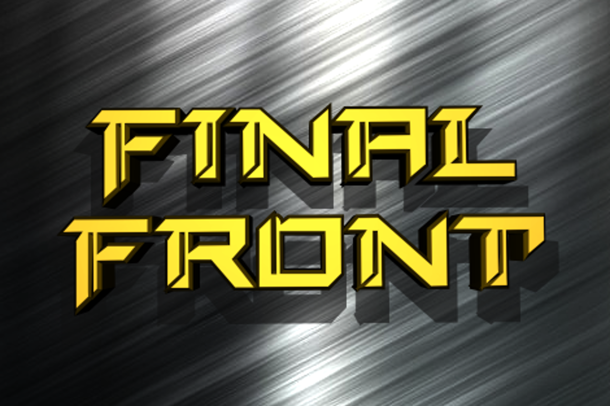 Final Front Font | Iconian Fonts | FontSpace