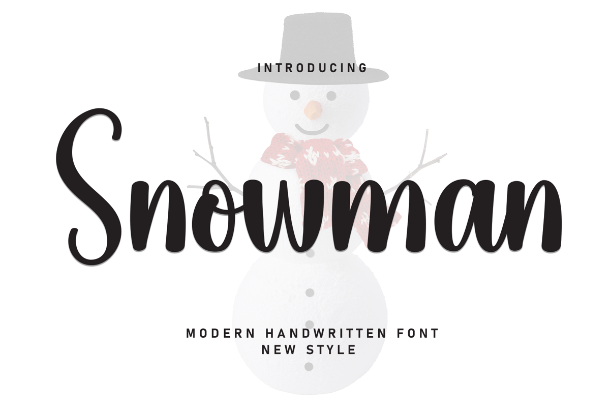 Snowman Font - Free Download