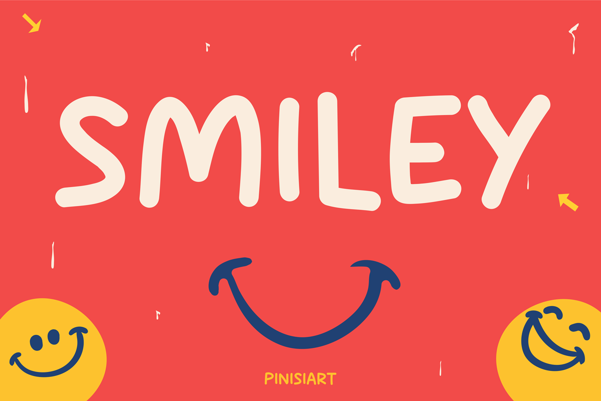 Smiley Font | Pinisiart | FontSpace