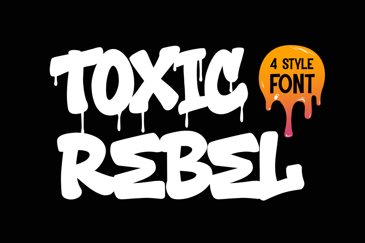 Toxic Rebel Font - Free Download