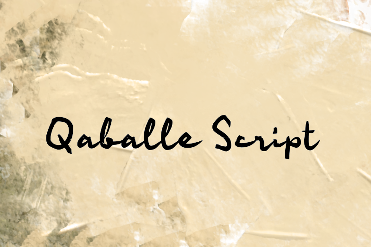 Qaballe Script Font | wepfont | FontSpace