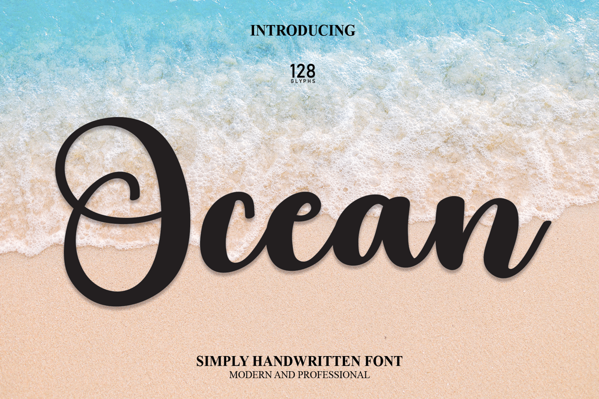 Ocean Font | scratchones_creative | FontSpace