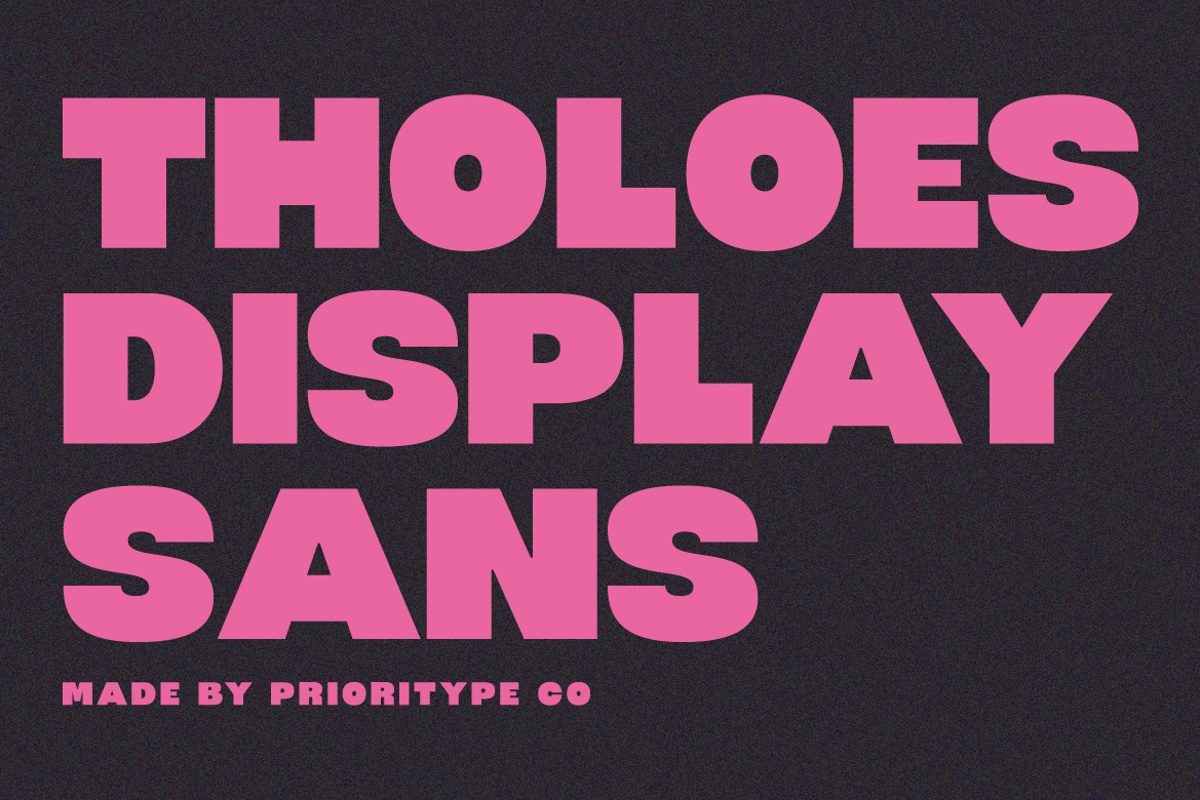 Tholoes Font | Prioritype | FontSpace