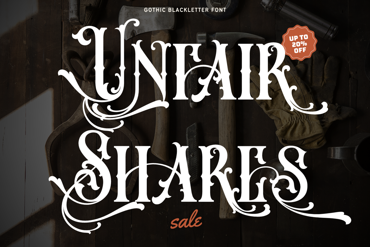 Unfair Shares Font - Free Download