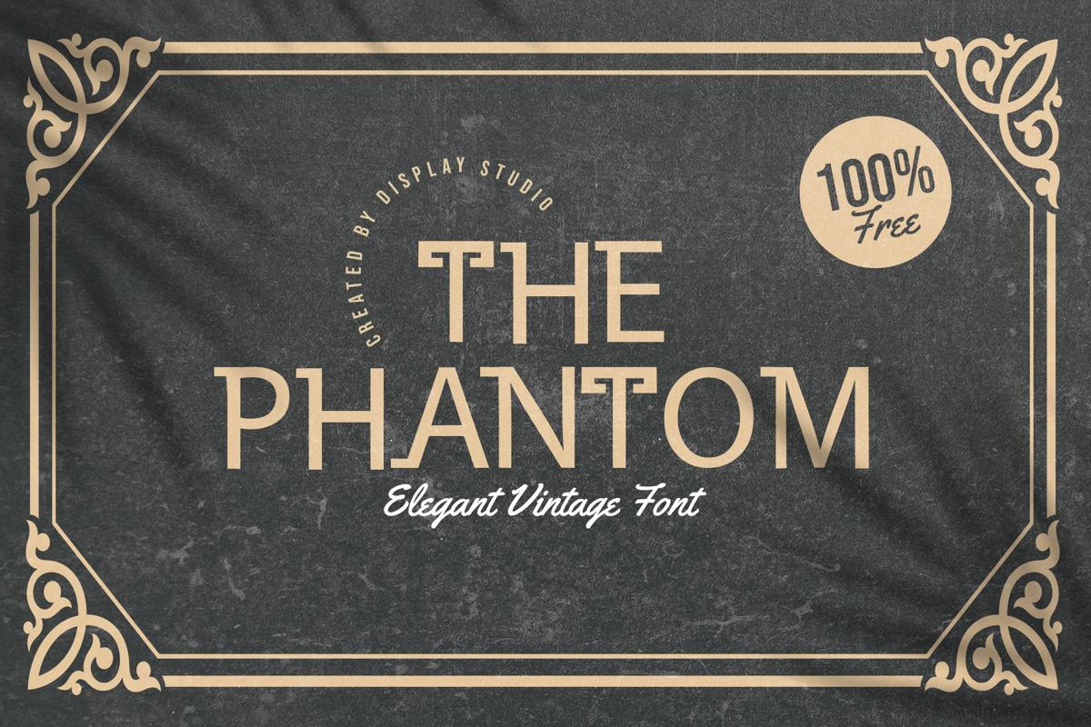 The Phantom Font - Free Download