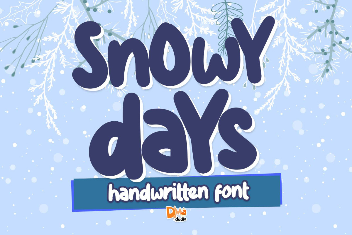 Snowy Days Font | Dmletter studio | FontSpace