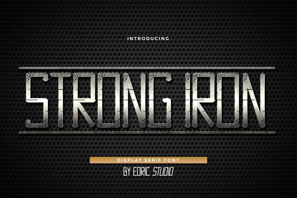Strong Iron Font - Free Download