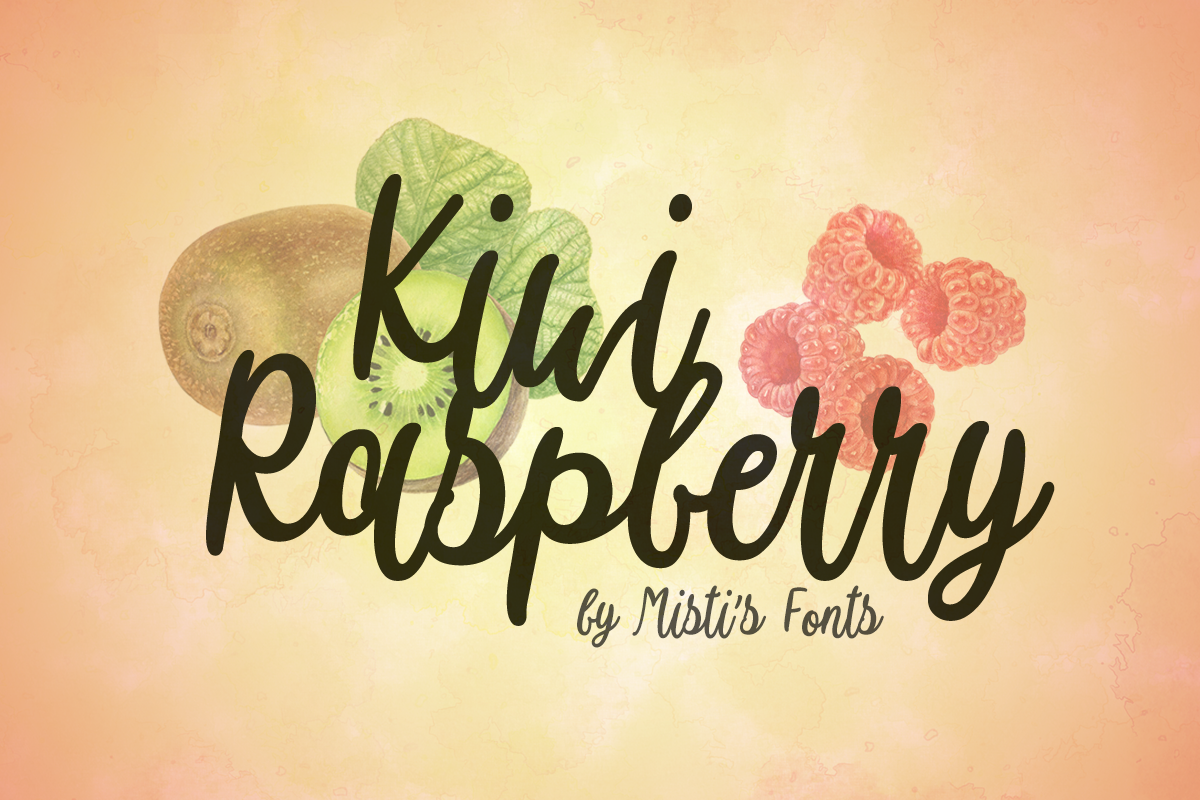 Kiwi Raspberry Font | Misti's Fonts | FontSpace