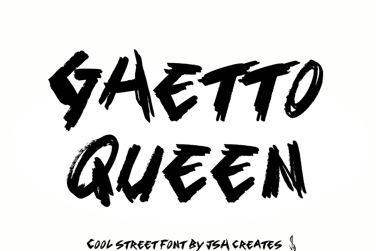 Ghetto Queen Font | Jonathan S. Harris | FontSpace
