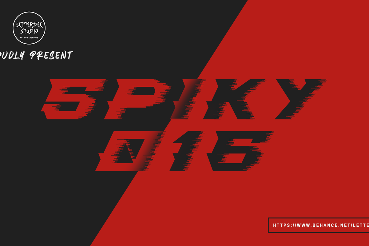 Spiky-016 Font - Free Download