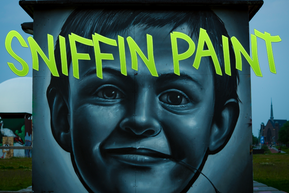 Sniffin Paint Font | Font Monger | FontSpace