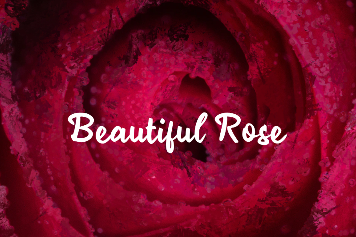 B Beautiful Rose Font | wepfont | FontSpace