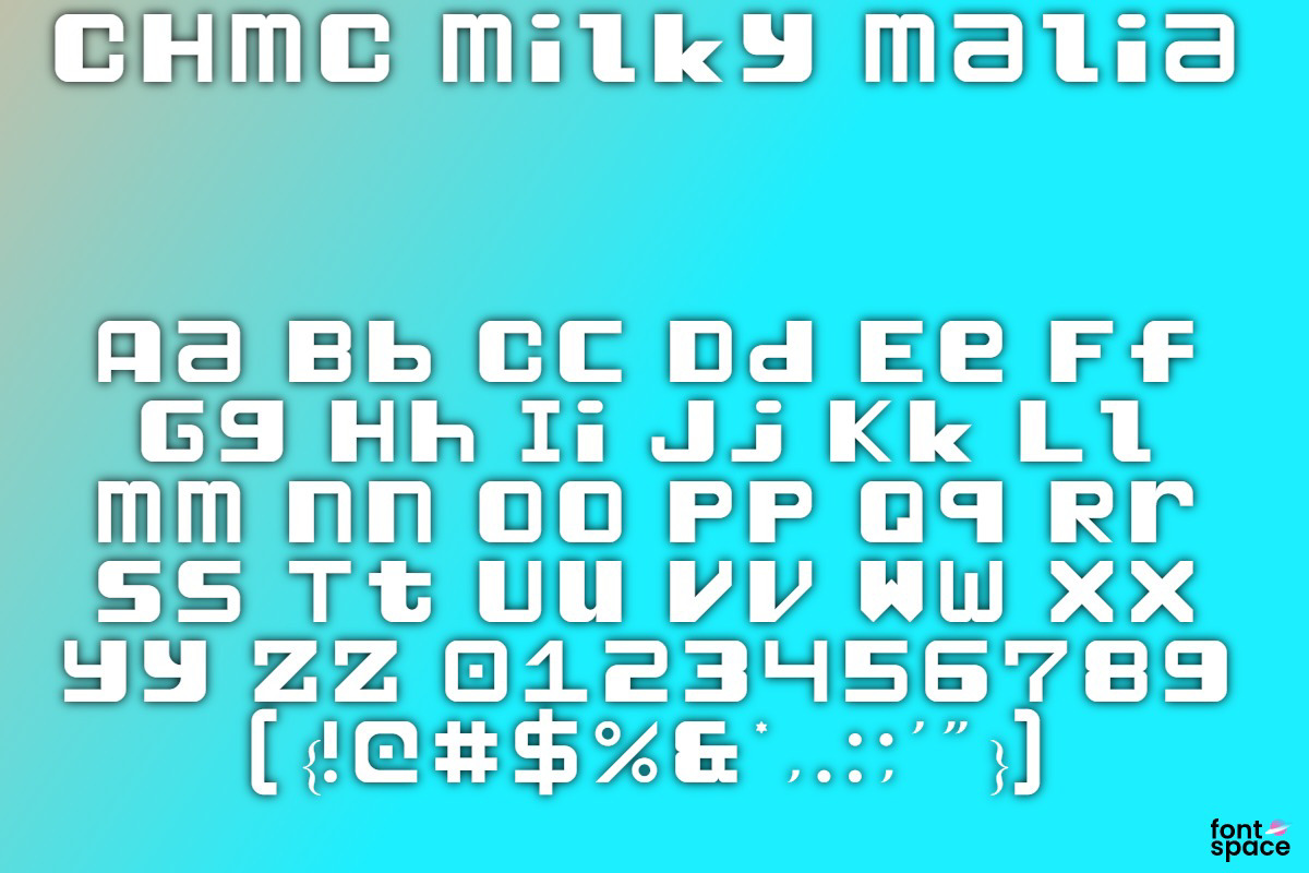 CHMC Milky Malia Font - Free Download