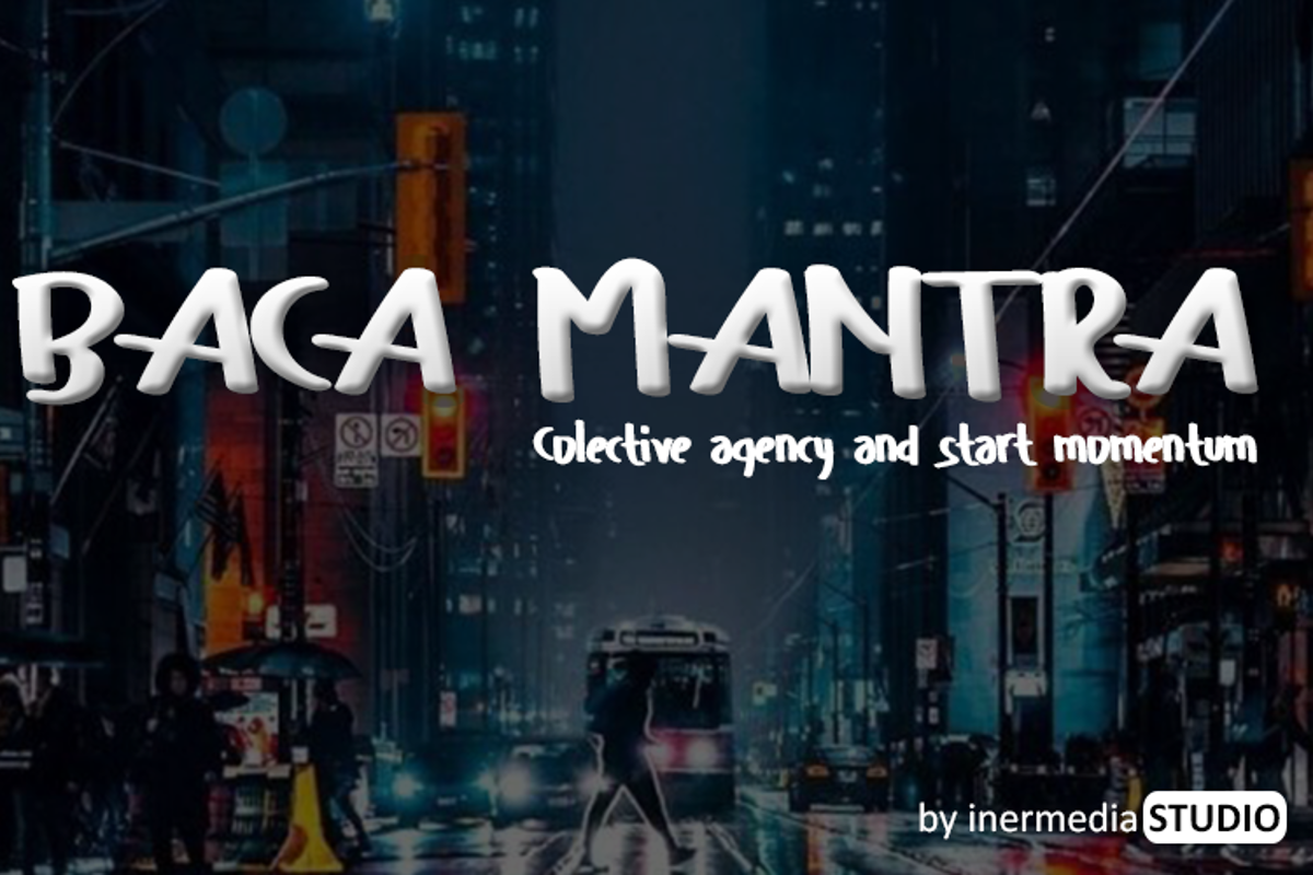 BACA MANTRA Font - Free Download