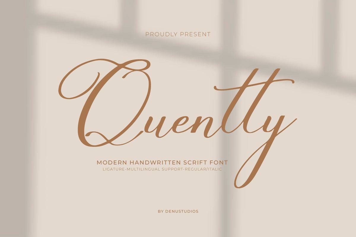 Quentty Font | Gracetype Studio | FontSpace