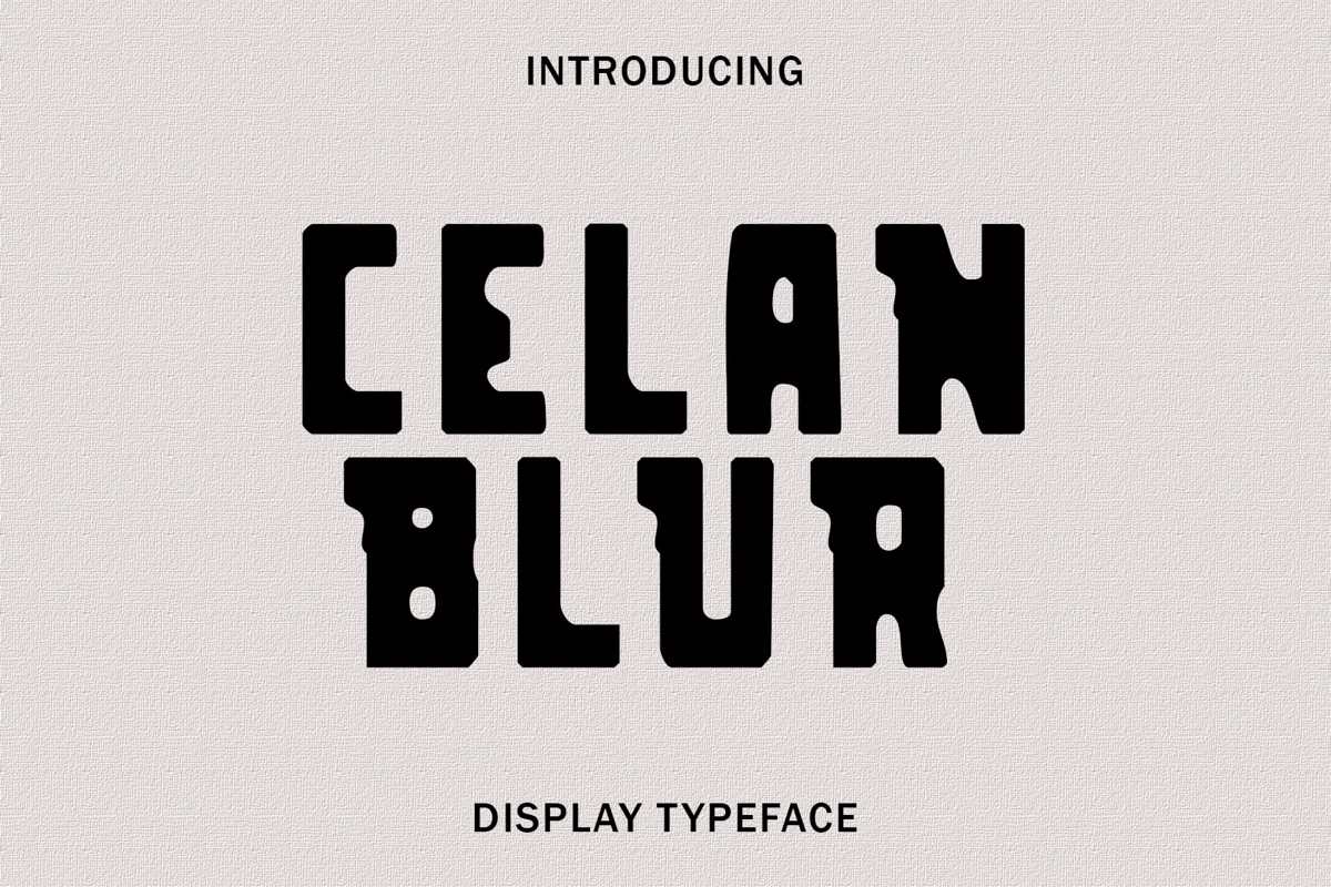 Celan Blur Font | craftsupplyco | FontSpace