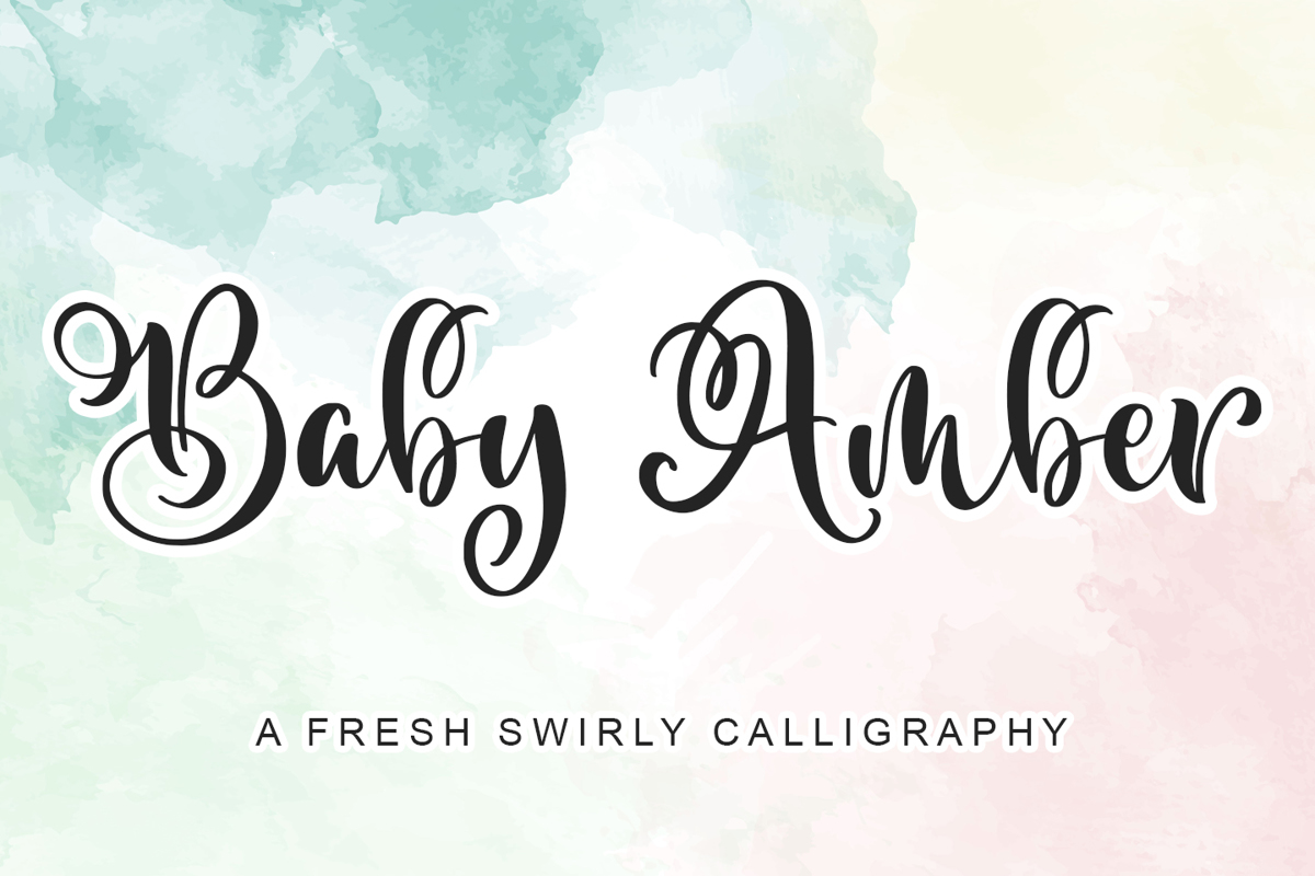 Baby Amber Font | Abo Daniel | FontSpace