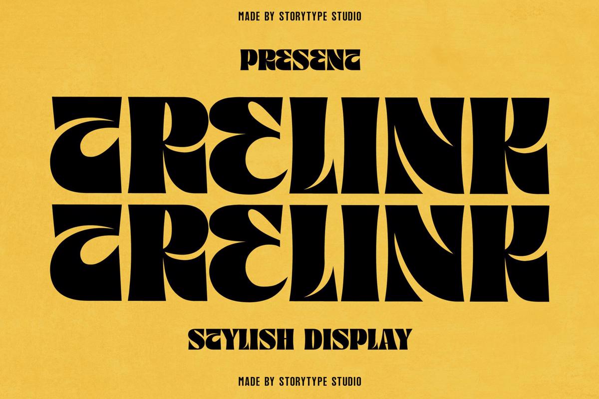 TRELINK Font | Storytype Studio | FontSpace