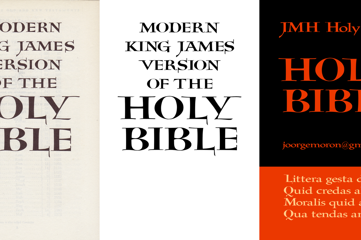 JMH Holy Bible Font - Free Download